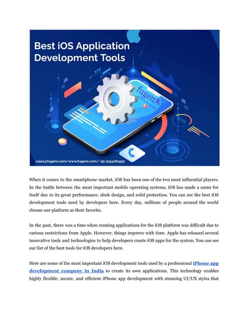 Best Ios Application Development Tools Pdf