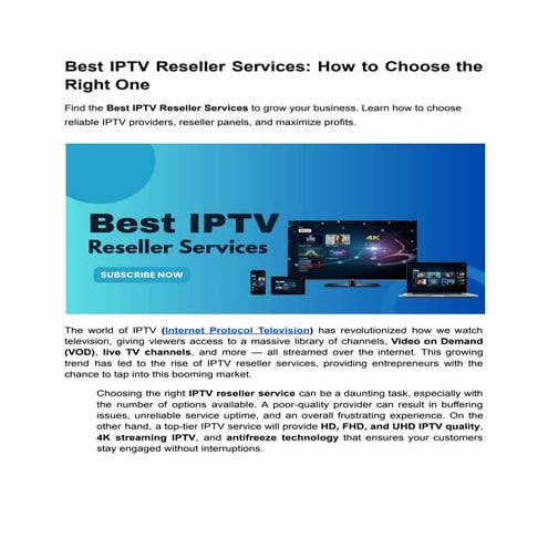 Best IPTV Reseller Services_ How to Choose the Right One.pdf