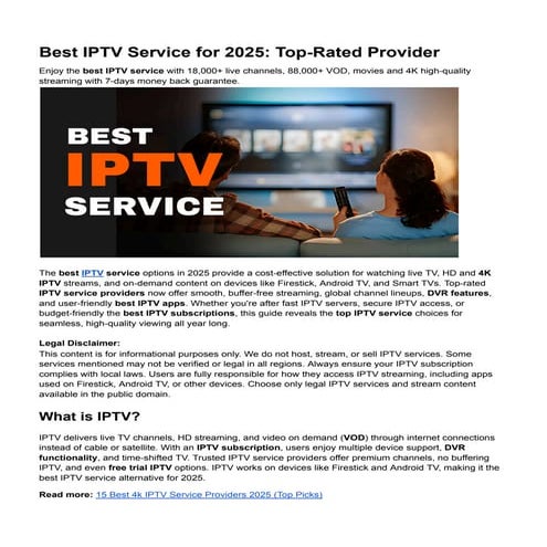 Best IPTV Service for 2025_ Top-Rated Provider.pdf