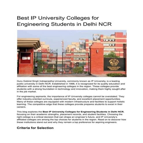 Best IP University Colleges for Engineering Students in Delhi NCR.pdf