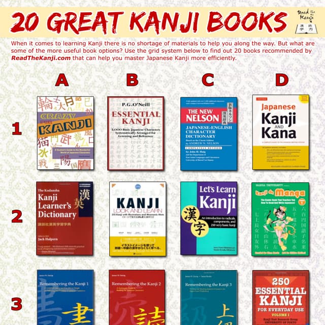 20 GREAT KANJI BOOKS | PDF