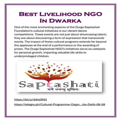 Best Livelihood NGO In Dwarka Delhii.pdf