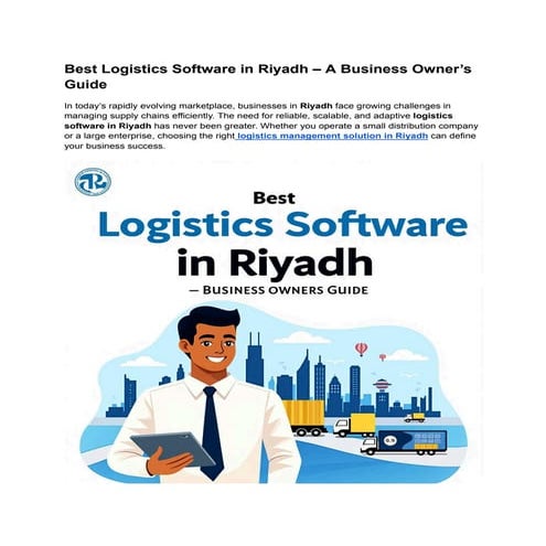 Best Logistics Software in Riyadh – A Business Owner’s Guide.pdf