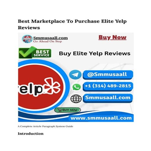Yelp PowerPoint | PDF