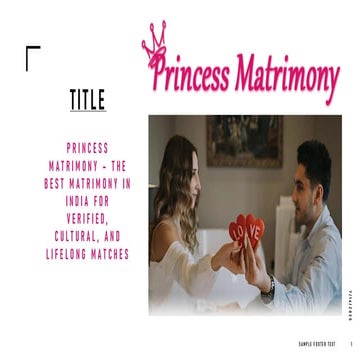 Princess Matrimony – The Best Matrimony in India for Verified, Cultural ...