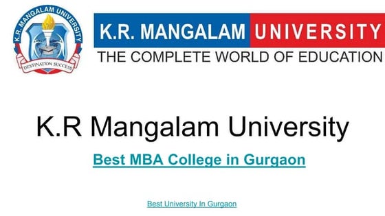 K.r. mangalam university
