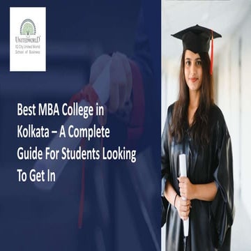 Best MBA College in Kolkata – A Complete Guide For Students Looking To ...