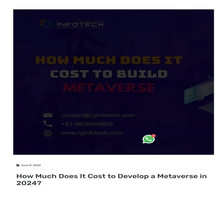 Best metaverse development cost In India.pdf