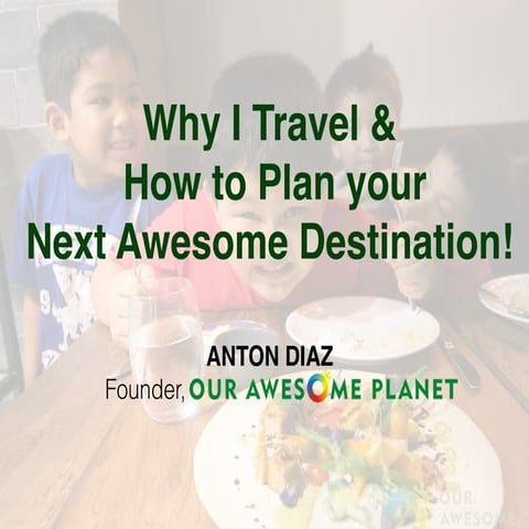 Best motivational speech on travel in manila | PDF