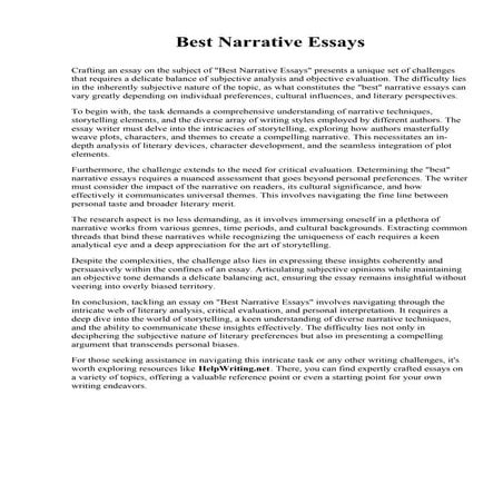 Best Narrative Essays.pdf
