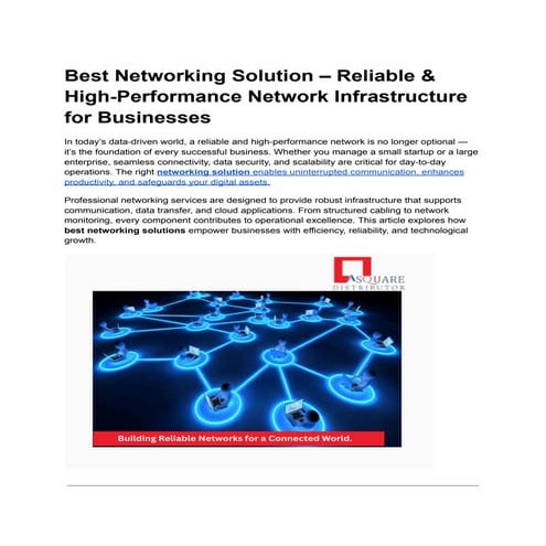 Network Support Services | DOCX