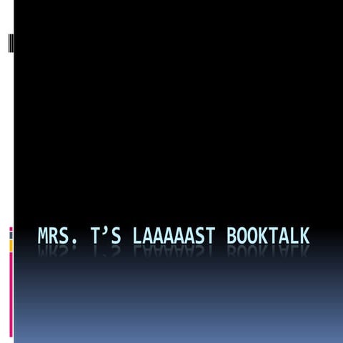 Book Talk June 2009 | PPTX