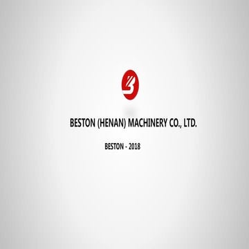 introduction to Beston Machinery | PPT