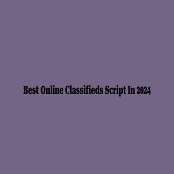 Best Online Classifieds Script In 2024.pptx