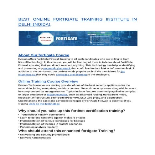 BEST ONLINE FORTIGATE TRAINING INSTITUTE IN DELHI (NOIDA)..pdf