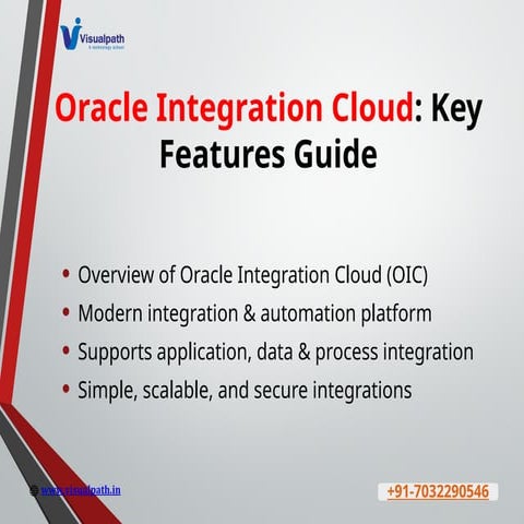 Oracle integration cloud and Integration platforms | PPTX
