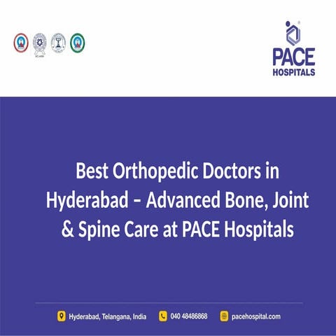 Best Orthopedic Surgeons in Hyderabad – Advanced Bone, Joint, and Spine ...