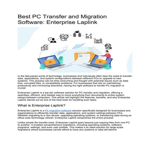 Best PC Transfer and Migration Software_ Enterprise Laplink | DOCX