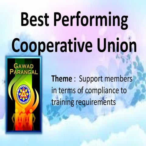 Gawad Parangal for Cooperative Union | PDF