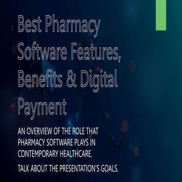 Clinic And Pharmacy Management Software. | PDF