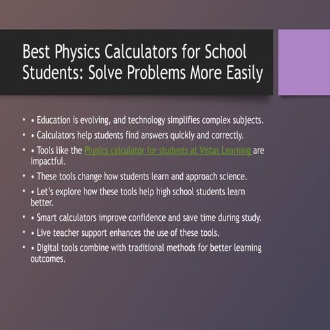 Best Physics Calculators for Students | Learn Faster Online.pptx