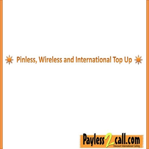 best pinless calling card | PPTX