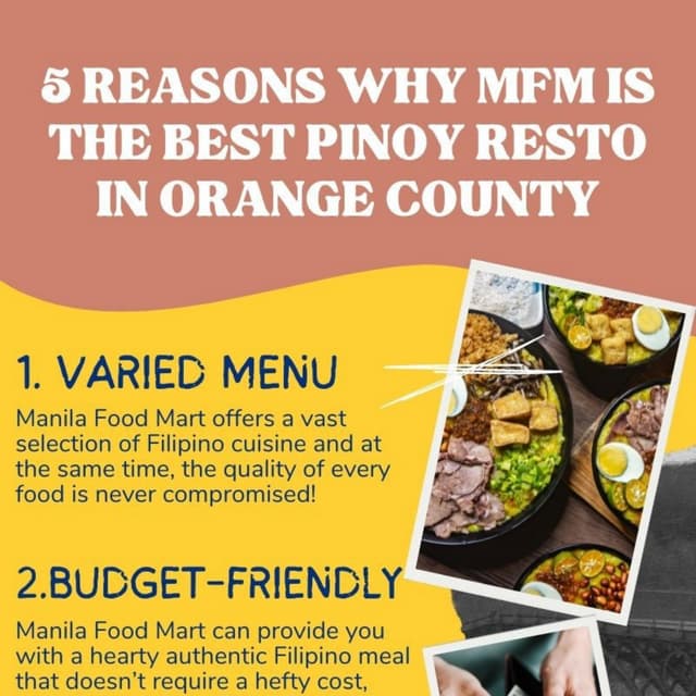 Best Pinoy Resto In Orange County | PDF