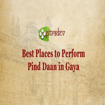 Best Places to Perform Pind Daan in Gaya.pdf