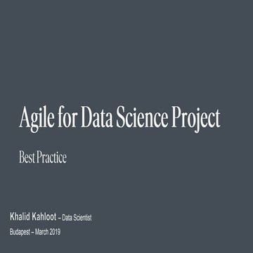 Best practice for_agile_ds_projects | PPT