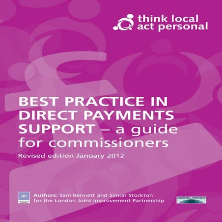 Best practice in Direct Payments support | PDF