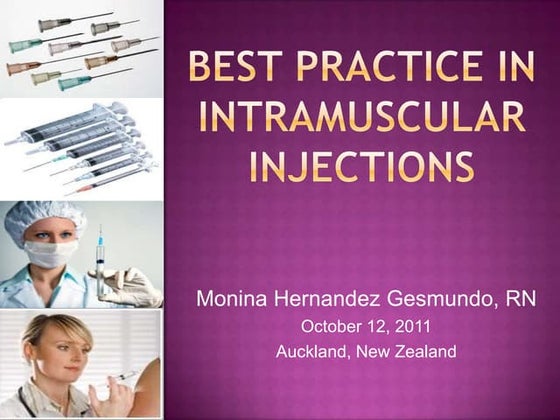 Intramuscular Injection (Im) | PDF