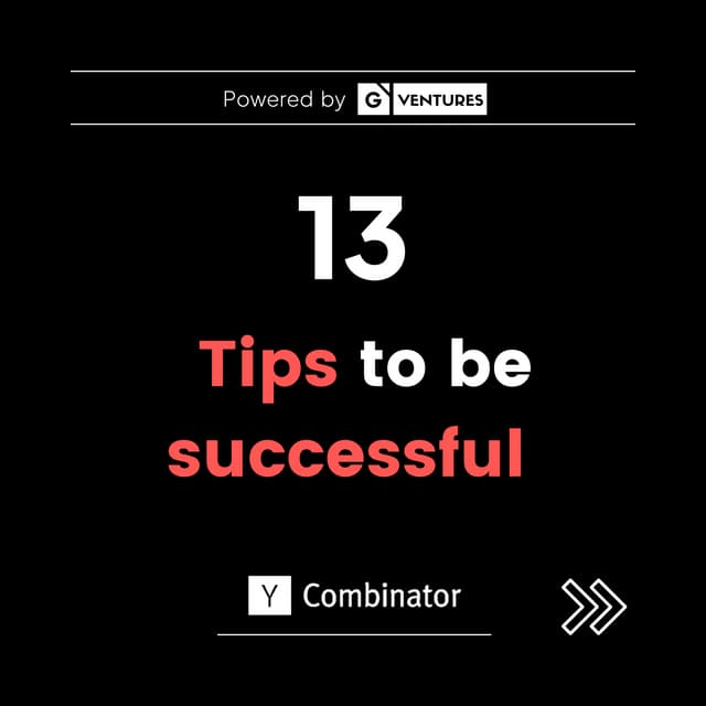 13 tips to be successful | PDF
