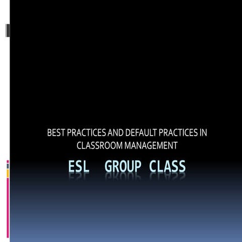 Technology in the ESL classroom | PPTX