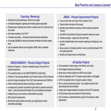 Operational Excellence Best Practices and Lessons Learned | PPT