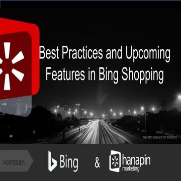 Best Practices and Upcoming Features in Bing Shopping | PPTX
