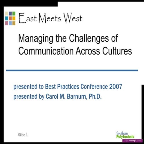 Best practices East Meets West | PDF