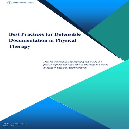 Best Practices for Defensible Documentation in Physical Therapy | PDF ...