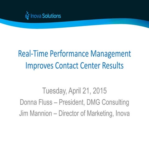 Best practices for contact center performance management | PDF