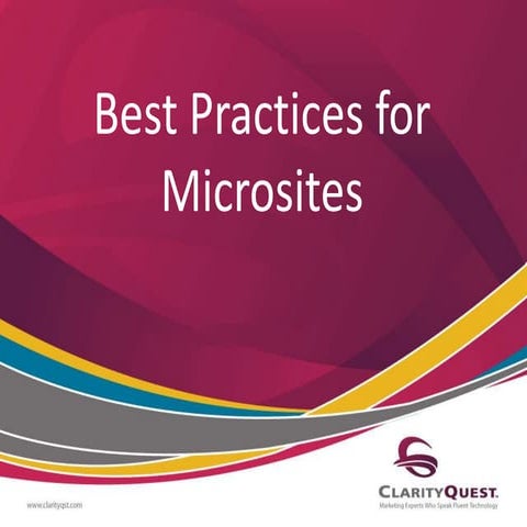 Best Practices for Microsites | PPTX