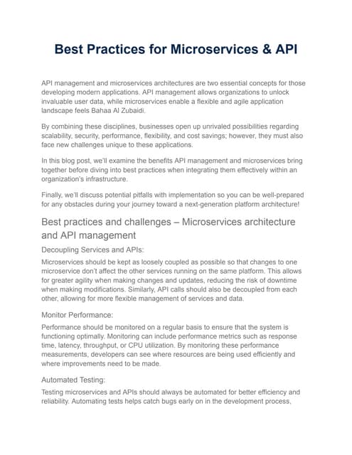 Best Practices for Microservices & API.pdf Best Practices for Microservices & API.pdf
