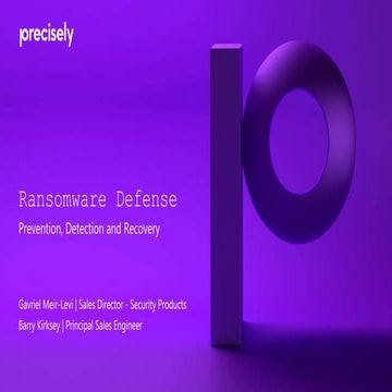 Best Practices for Preventing and Recovering from Ransomware | PPT