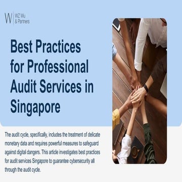 Best Practices for Professional Audit Services in Singapore | PPTX