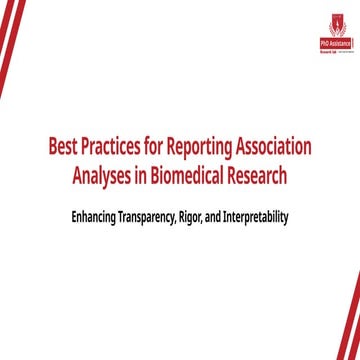 Discover Insights: PPT on Advanced Statistical Reporting for Research ...
