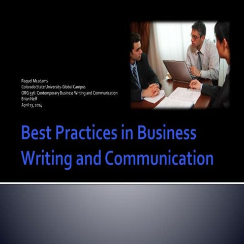 Best practices in business writing and communication | PPT