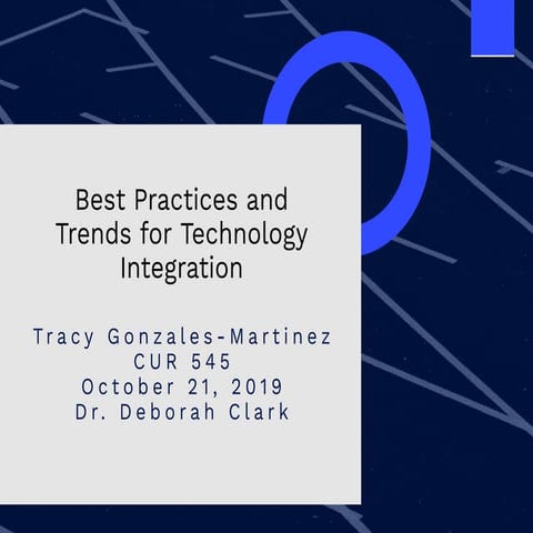 Best Practices in Tech Integration | PPT