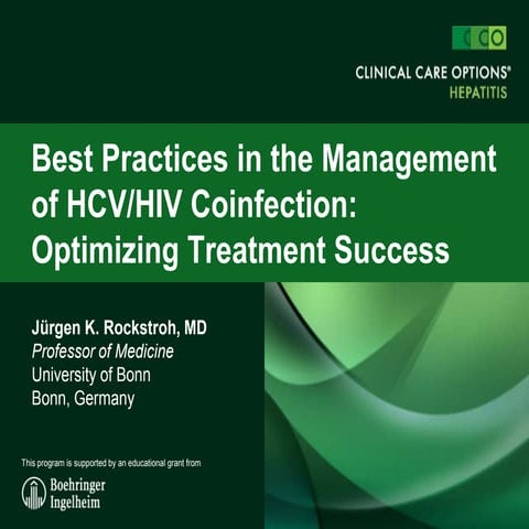 Best Practices in the Management of HCV/HIV Coinfection: Optimizing ...