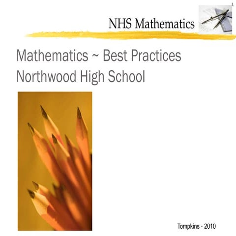 Best practices math nsu mst | PPT