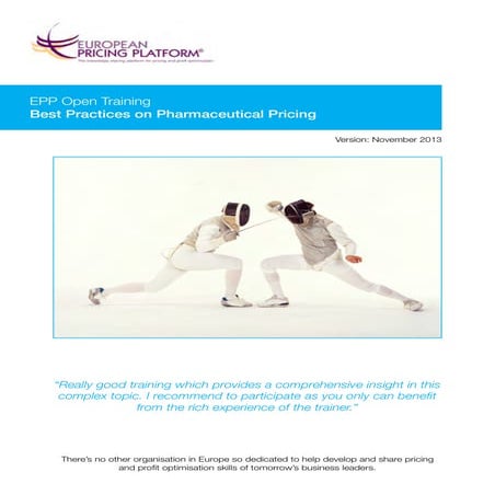 Best practices on pharmaceutical pricing | PDF