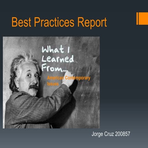 Best Practices Report | PPT
