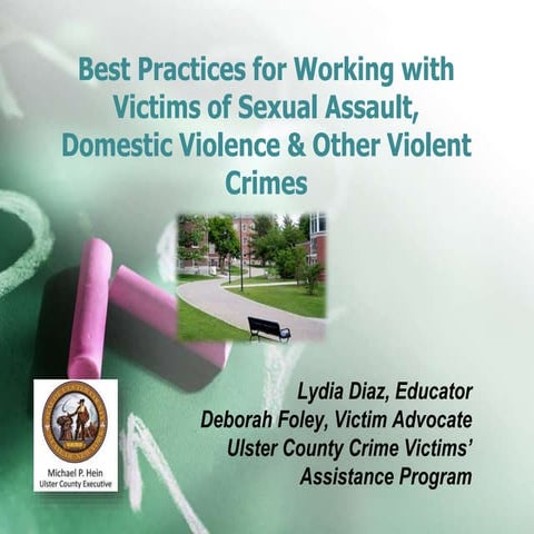 What Is Sexual Abuse Advocacy Counseling? | PPTX